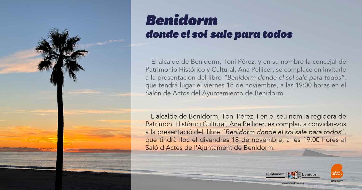 Presentación libro “Benidorm donde el sol sale para todos” – HOSBEC